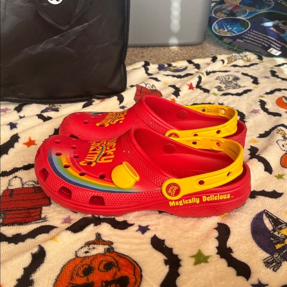 CROCS | Shoes | Rare Red And Yellow Lucky Charm Rocks | Poshmark